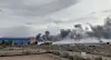 Fire erupts at South Valley recycling plant, closing part of Broadway